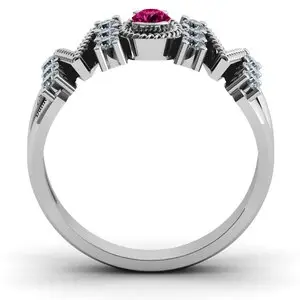 Jewlr Split Shank Stone Filled Mom Mothers Ring