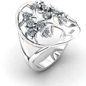 Jewlr Oval Family Tree Ring