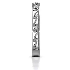 Jewlr Filigree Band Wedding Ring