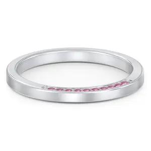Jewlr Enchanted Band Ring - Sterling Silver