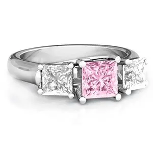 Jewlr Grand Princess Ring - Sterling Silver
