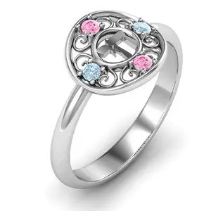 Jewlr Chai Filigree Ring