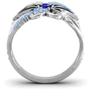 Jewlr Glimmering Butterfly Ring