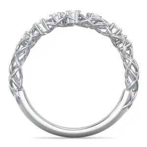 Jewlr Stones Woven In Love Ring
