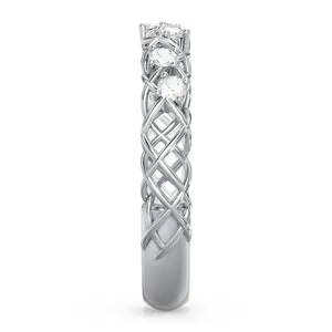 Jewlr Stones Woven In Love Ring