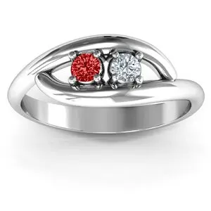 Jewlr Perfect Pair Couple's Ring