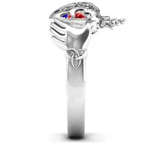 Jewlr Caged Hearts Claddagh Ring