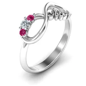 Jewlr Mum's Infinite Love With Stones Ring