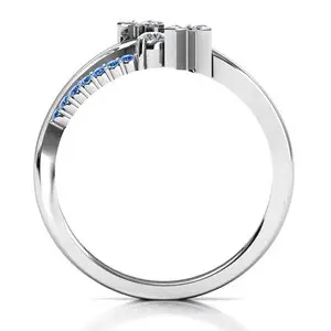 Jewlr Light Up My Life Infinity Ring With Accent Stones