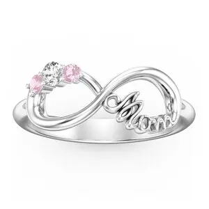 Jewlr Mom's Infinite Love Ring With 2-10 Stones