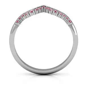 Jewlr Solitaire Infinity Shadow Band
