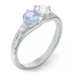 Jewlr Darling Duo Double Gemstone Ring