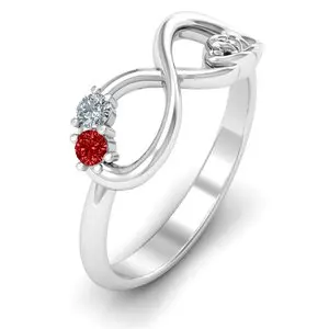 Jewlr Double The Love Infinity Ring