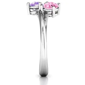 Jewlr Destined For Love Double Gemstone Ring
