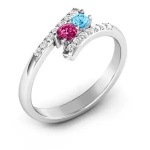 Jewlr Mot We Met Two Stone Ring