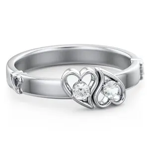 Jewlr Shape Of My Heart Ring - Sterling Silver