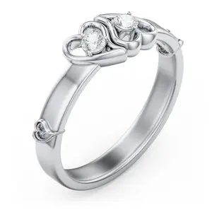 Jewlr Shape Of My Heart Ring