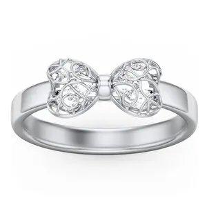 Jewlr Adorable Bow Cage Ring