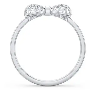 Jewlr Adorable Bow Cage Ring