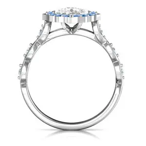 Jewlr Vintage Glamour Ring With Accent Stones
