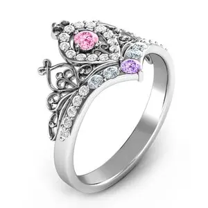 Jewlr Queen Of My Heart Tiara Ring