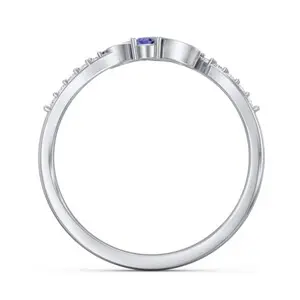 Jewlr Infinity Heart Ring With Accents