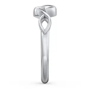 Jewlr Engravable Initial Heart And Infinity Ring