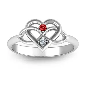 Jewlr Together Forever Two-stone Ring