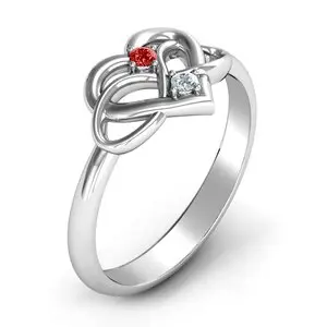 Jewlr Together Forever Two-stone Ring