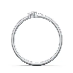 Jewlr Off-set Gemstone Stacking Ring