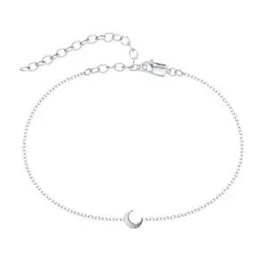 Jewlr Moon Anklet - Sterling Silver