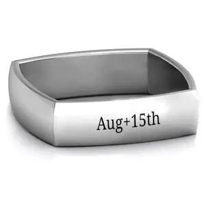 Jewlr Square Comfort-fit Band