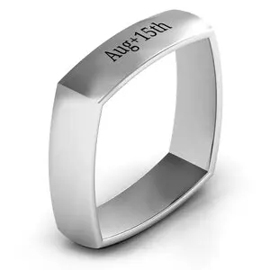 Jewlr Square Comfort-fit Band