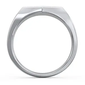Jewlr Engravable Wood Hexagon Signet Ring Cherry