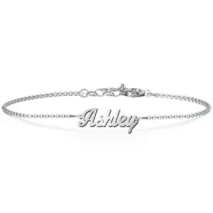 Jewlr The Glamorous Name Bracelet - Sterling Silver
