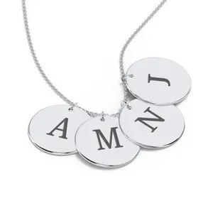 Jewlr Engravable 4 Disc Pendant