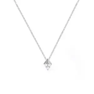 Jewlr Diamond Shape Pendant With Gemstones