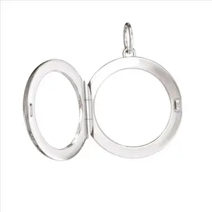 Jewlr Engravable Round Photo Locket Charm
