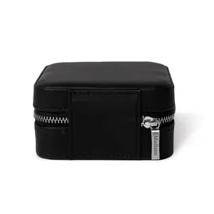Jewlr Personalized Square Travel Jewelry Case In Black