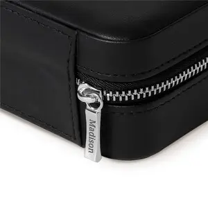 Jewlr Personalized Square Travel Jewelry Case In Black