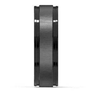 Jewlr Brushed Black Ring With Beveled Edges