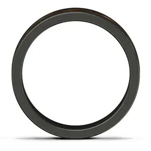 Jewlr Black Ring With Wood Inlay