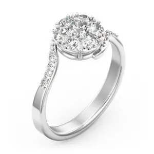 Jewlr Ariel Round Cluster Ring
