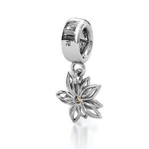 Jewlr Lotus In Full Bloom Bracelet Charm