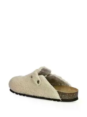 DR. SCHOLL'S SHOES Fae Buckle-fastening Shearling-effect Slippers