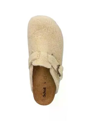 DR. SCHOLL'S SHOES Fae Buckle-fastening Shearling-effect Slippers