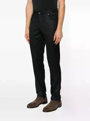 Corneliani Virgin Wool Trousers - Grey