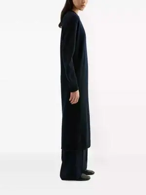 JIL SANDER Padded-shoulder Crew-neck Maxi Dress