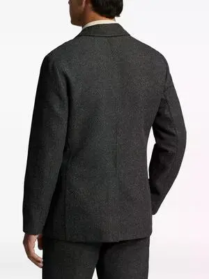 Ralph Lauren Herringbone-pattern Single-breasted Blazer
