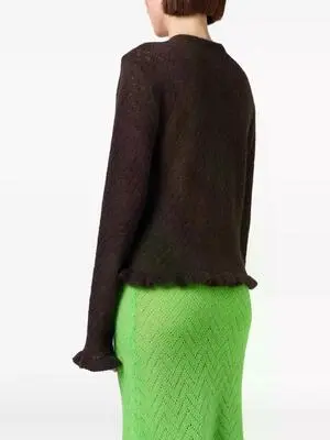MSGM Ruffle-trim Cardigan